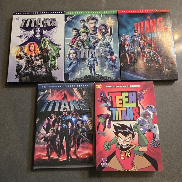 DC Titans | Media | Dc Titans And Teen Titans Complete Series Dvd ...